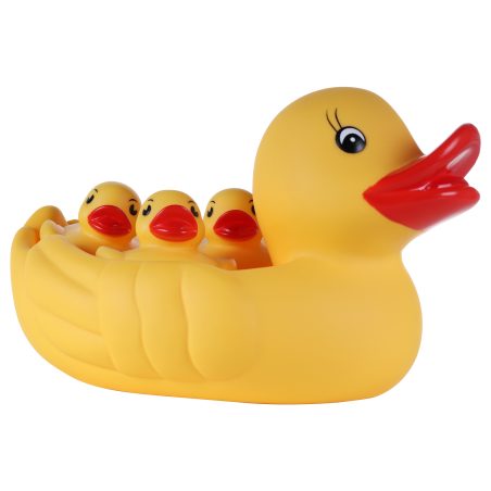 Mamá Pato con Patitos de Goma